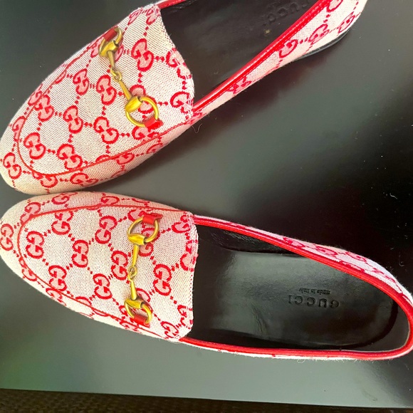 Gucci | Shoes | Gorgeous Rome Red Gucci Loafers Size 39 | Poshmark